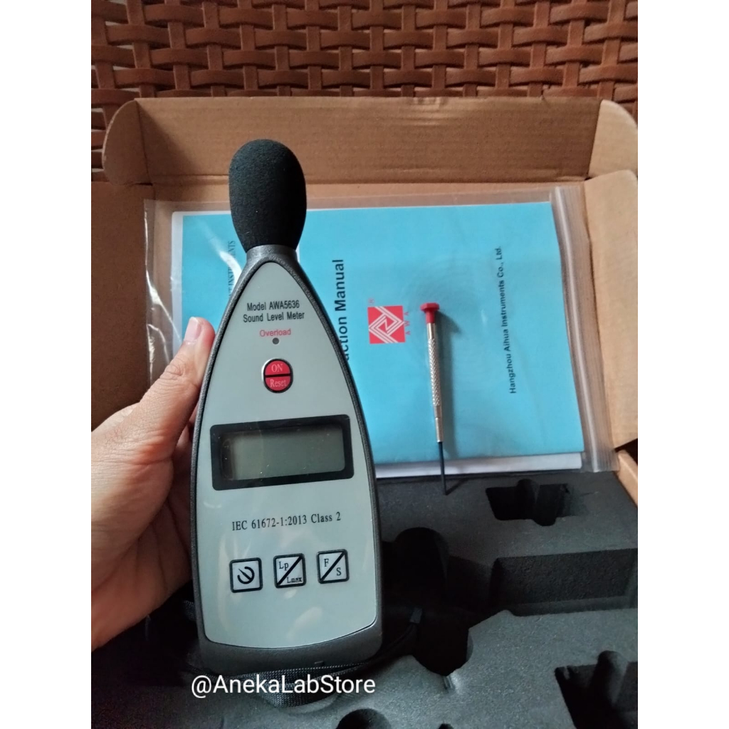 Jual Sound Level Meter Aihua Instrumen Model AWA5636 | Shopee Indonesia