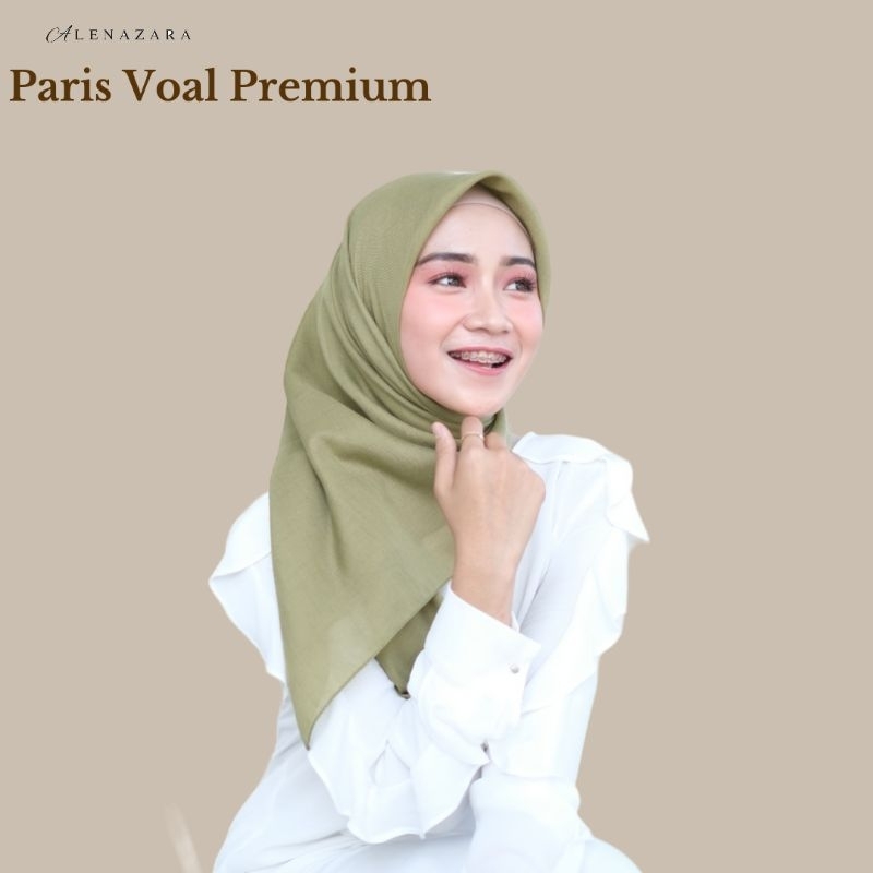 Jual Paris Voal Premium Kerudung Segi Empat Basic Jahit Tepi | Shopee ...
