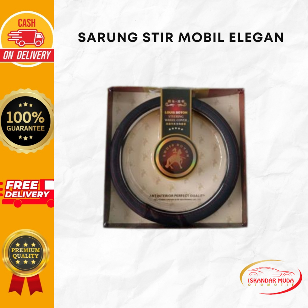 Jual Sarung Stir Mobil Louis Boton, Sterring Elegan Cover (SRS 020 ...