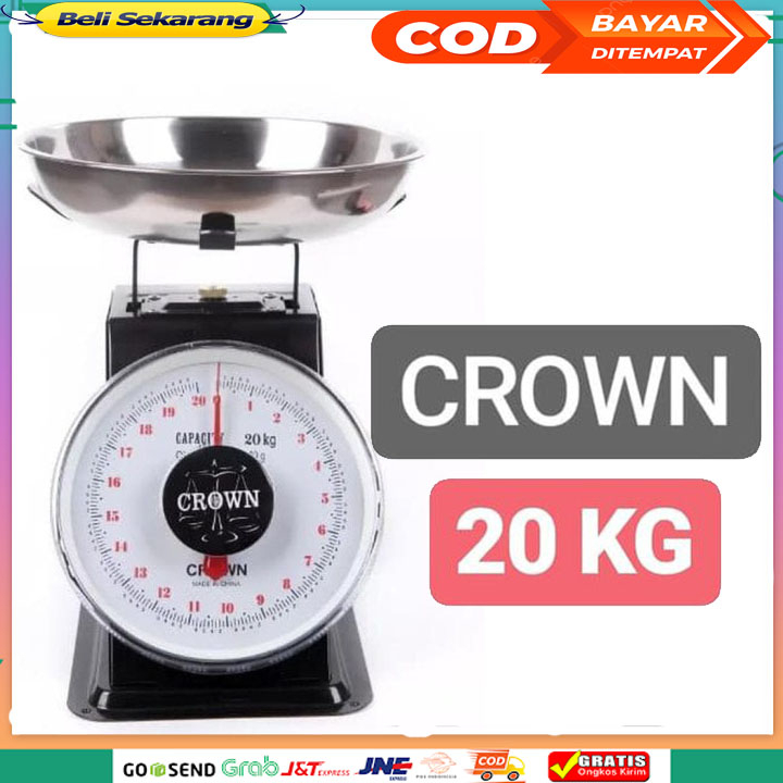 Jual Timbangan Analog Manual TIMBANGAN DUDUK 20KG GSF/cr0nw 20 Kg - Timbangan Buah GSF ORI PROMO ...