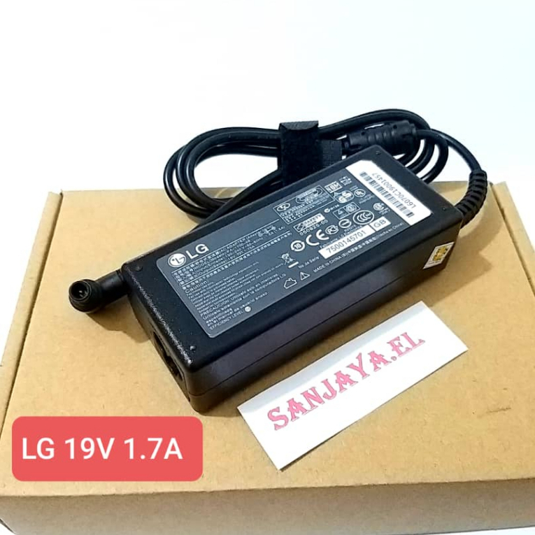 Jual ADAPTOR TV LG Dan Monitor LG 19V 1.7A/2,1A/1.6A+KABEL POWER ...