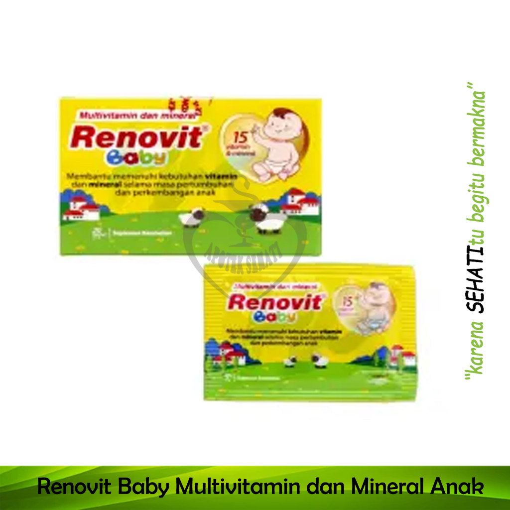 Jual Renovit Baby Sachet Suplemen Multivitamin Daya Tahan Tubuh ...