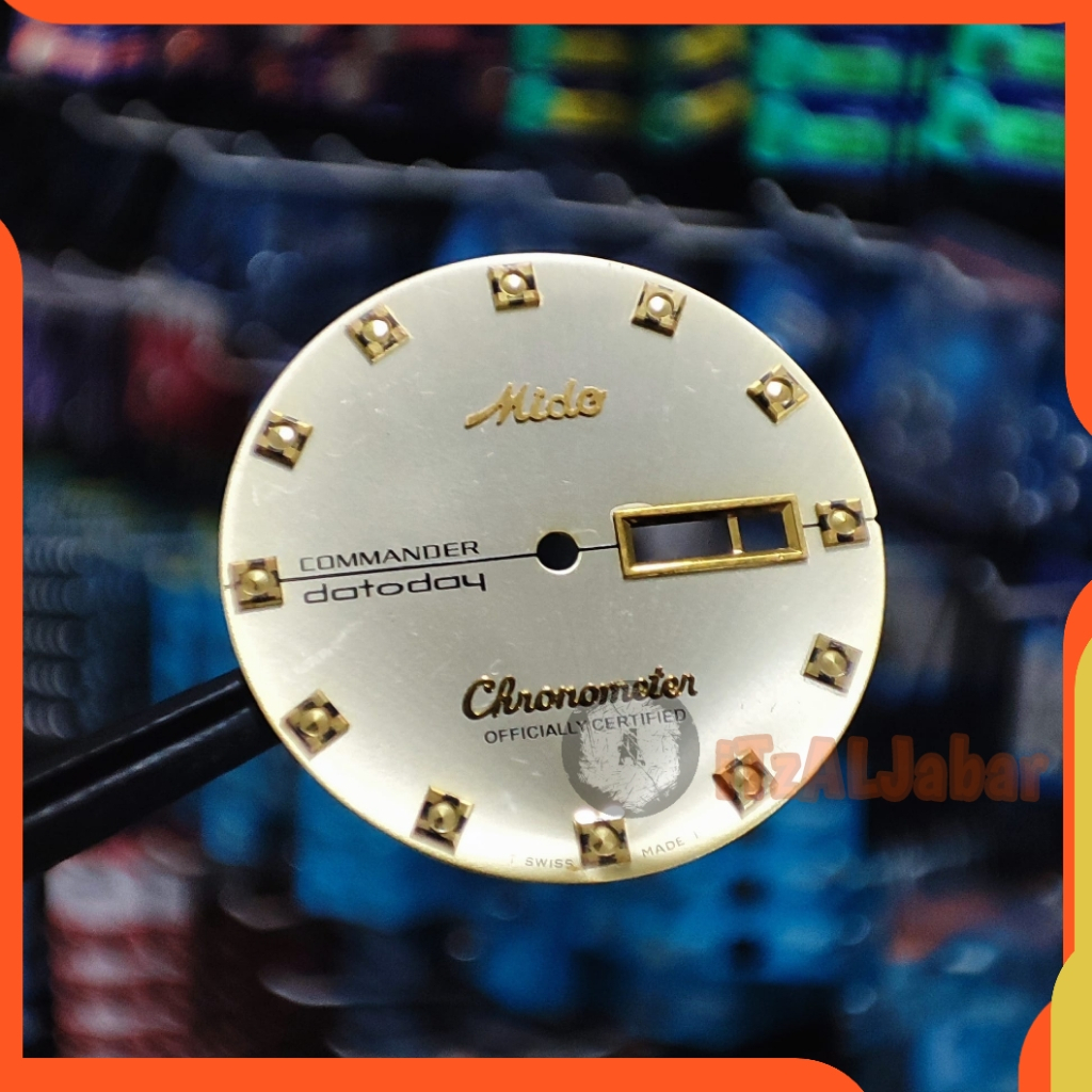 Jual Plat dial jam tangan Mido ocean star commander datoday | Shopee ...