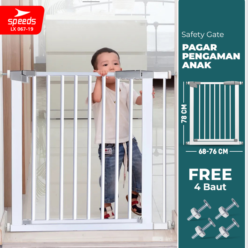 Jual SPEEDS Baby Safety Gate Pagar Pintu Bayi Pagar Pengaman Bayi ...