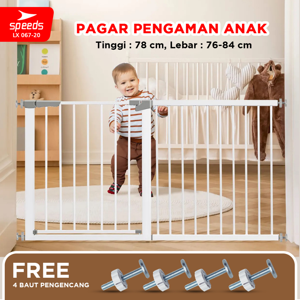 Jual SPEEDS Baby Safety Gate Pagar Pintu Bayi Pagar Pengaman Bayi ...
