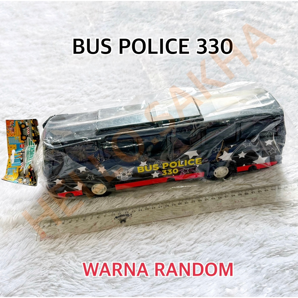 Jual MAINAN BUS POLICE 330 BIS POLISI UKURAN BESAR GEDE GAGAH BAGUS ...