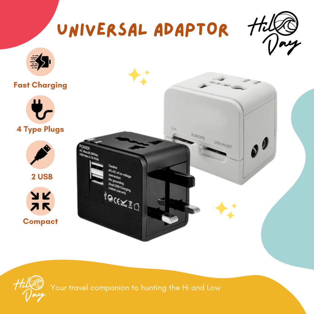 Jual HILODAY | Universal Travel Adaptor Colokan Internasional Fast ...