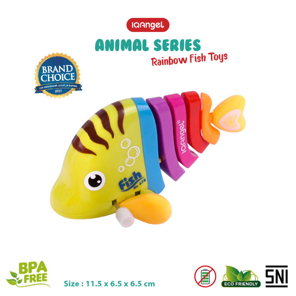 Jual Mainan IQ Angel Rainbow Fish Toys / Mainan Anak / Mainan Edukasi ...