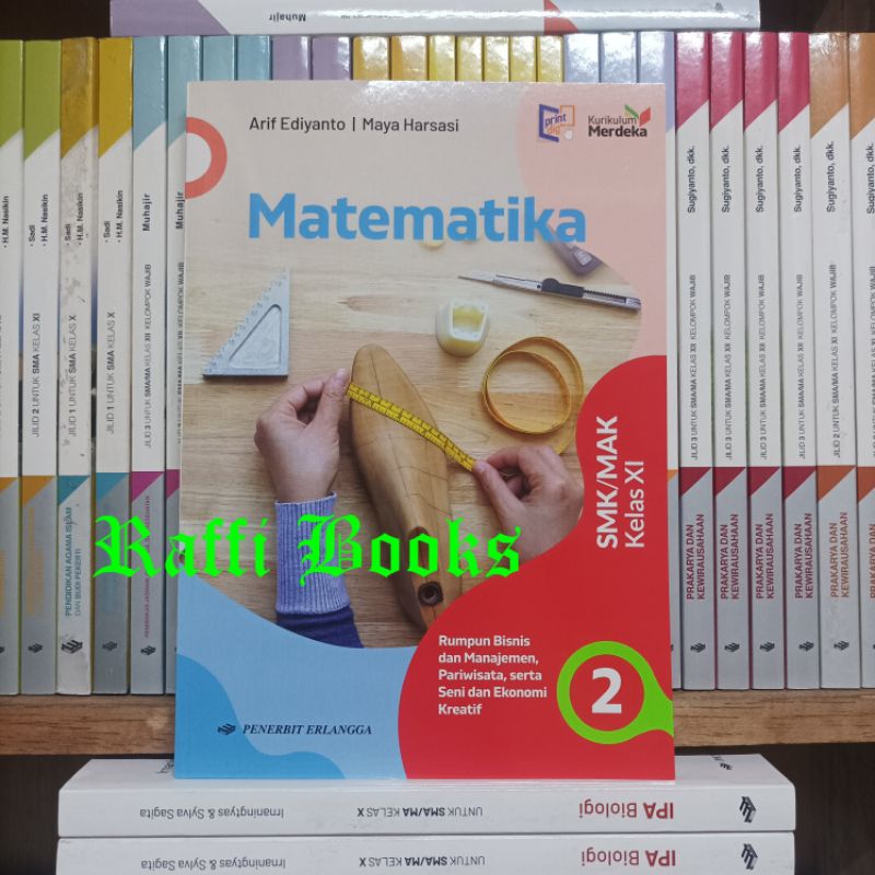 Jual Buku Matematika Kelas 2/XI 11 SMK Erlangga Kurikulum Merdeka ...