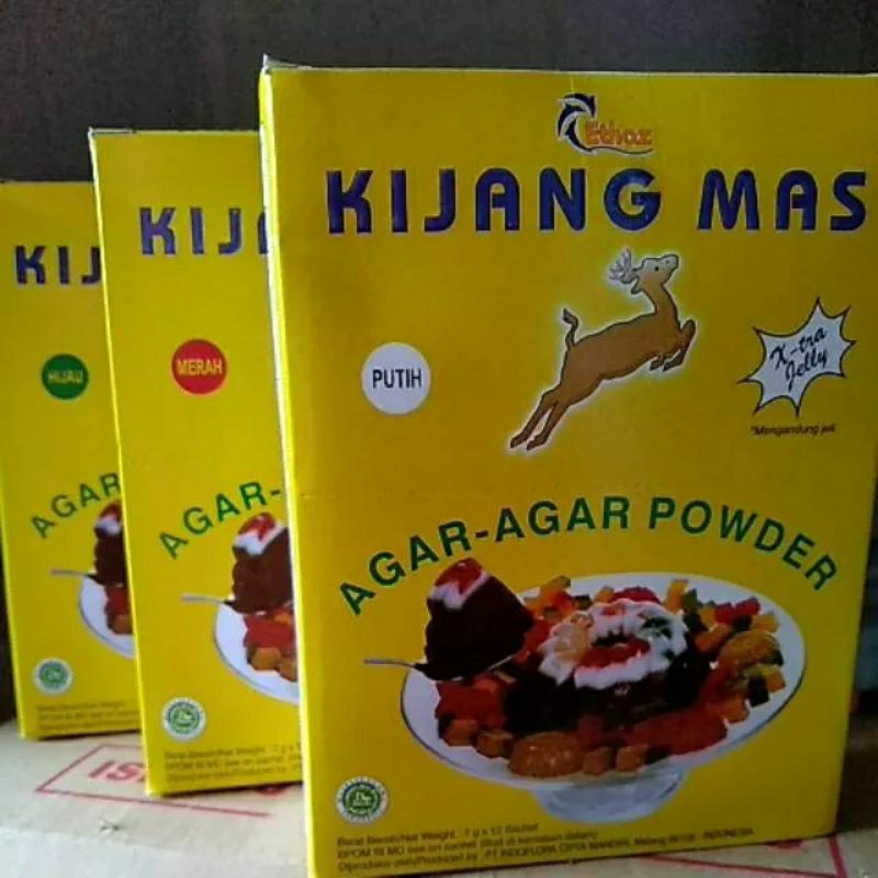 Jual Jelly Kijang Mas Serbuk Jelly Instant Kijang Mas Jelly Powder 7gr ...