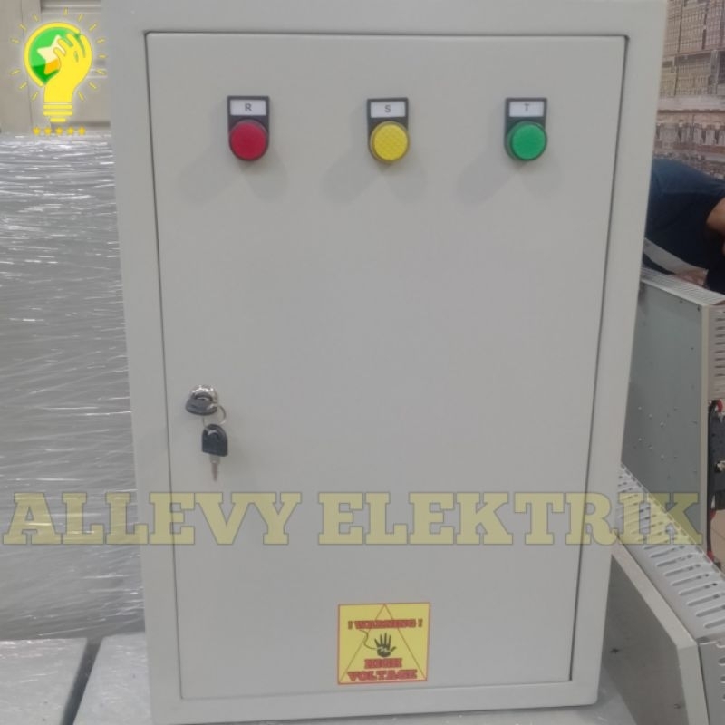 Jual BOX PANEL INDOOR 40X60X17 DILENGKAPI PILOT LAMP RST & REL MCB ...