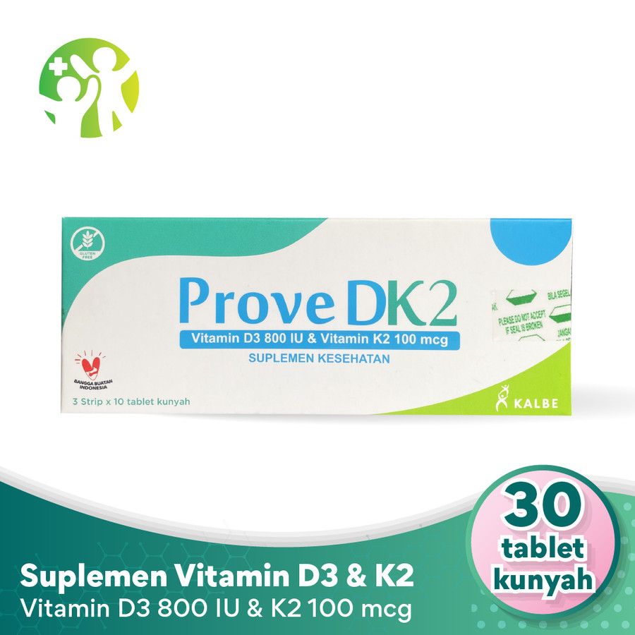Jual Prove DK2 - Vitamin D3 800 IU & K2 100 mcg | Shopee Indonesia