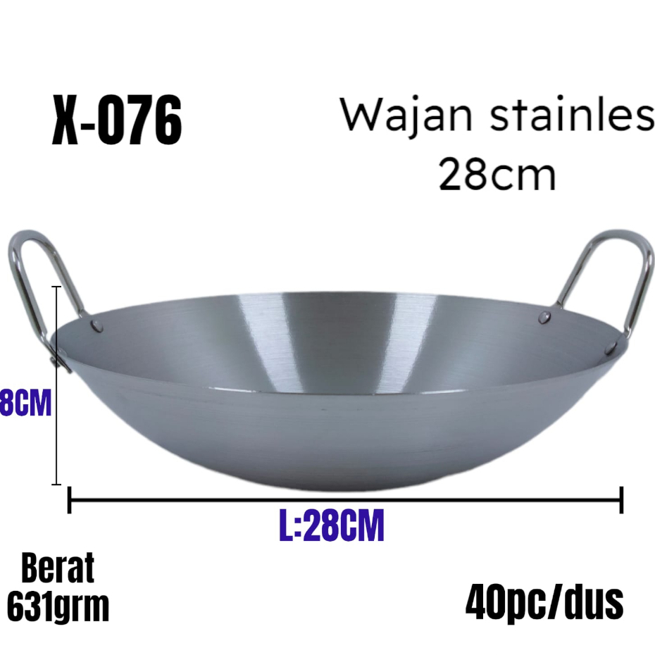 Jual WAJAN BESI / WAJAN STINLES SUPER UKURAN BESAR | Shopee Indonesia