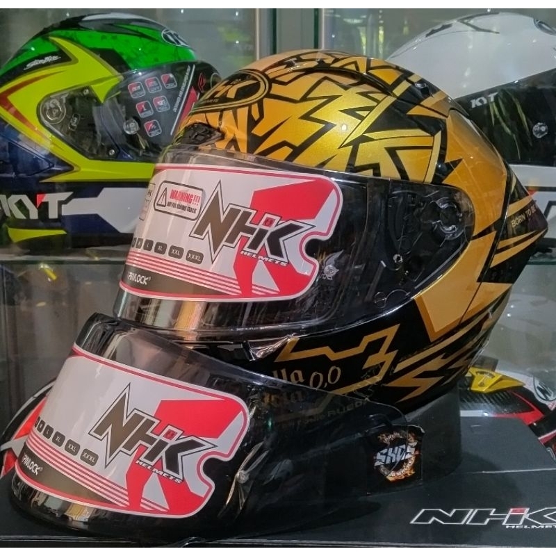 Jual Nhk gp r tech rueda black gold original nhk | Shopee Indonesia