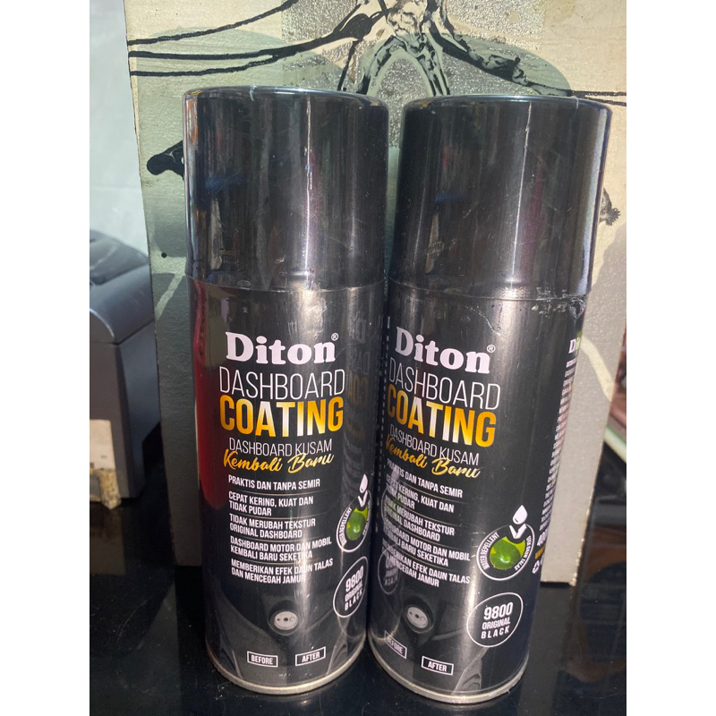 Jual CAT DITON DASHBOARD COATING ORIGINAL BLACK (9800)//CAT SEMPROT ...