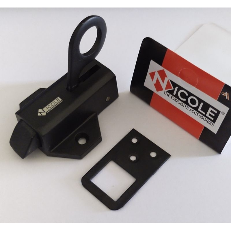 Jual stok terbatas spring knife black series / selot kodok hitam NICOLE ...