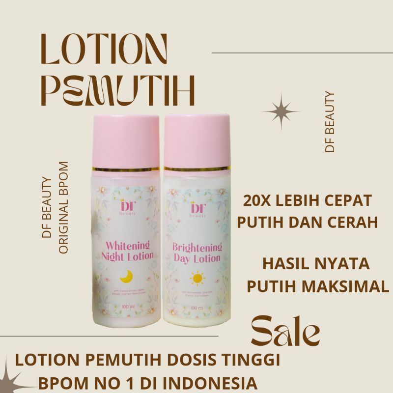 Jual HANDBODY DOSTING PEMUTIH KULIT SELURUH BADAN DF BEAUTY BPOM - HB WHITENING - LOTION PEMUTIH ...