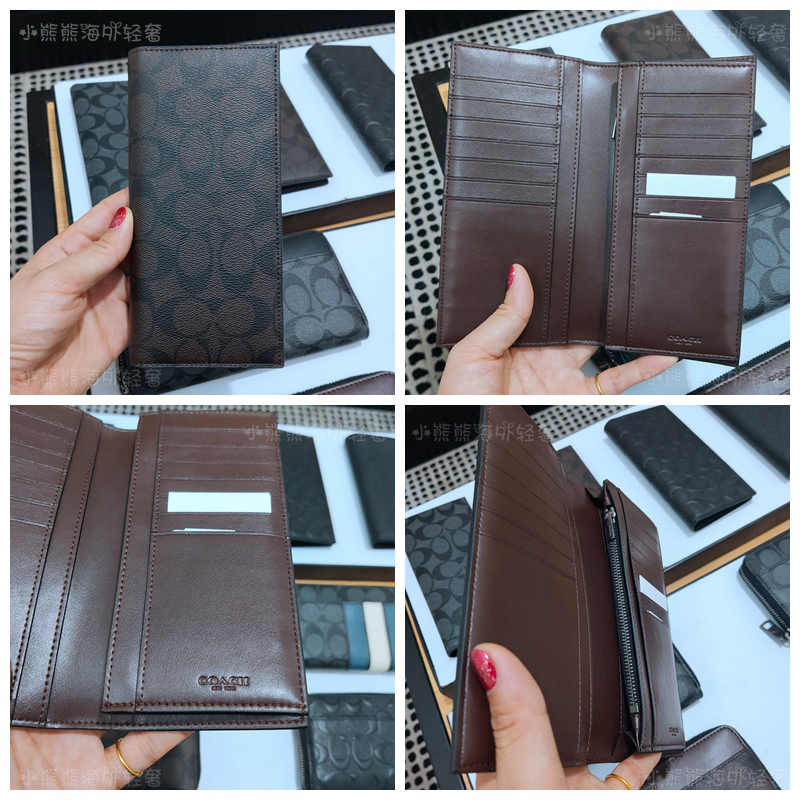 Jual Coach Dompet Pria Men Wallet Dompet Lipat Pria Fullset ORIGINAL ...