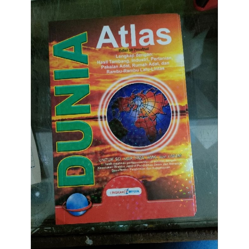 Jual Buku atlas dunia / peta indonesia / atlas lengkap | Shopee Indonesia