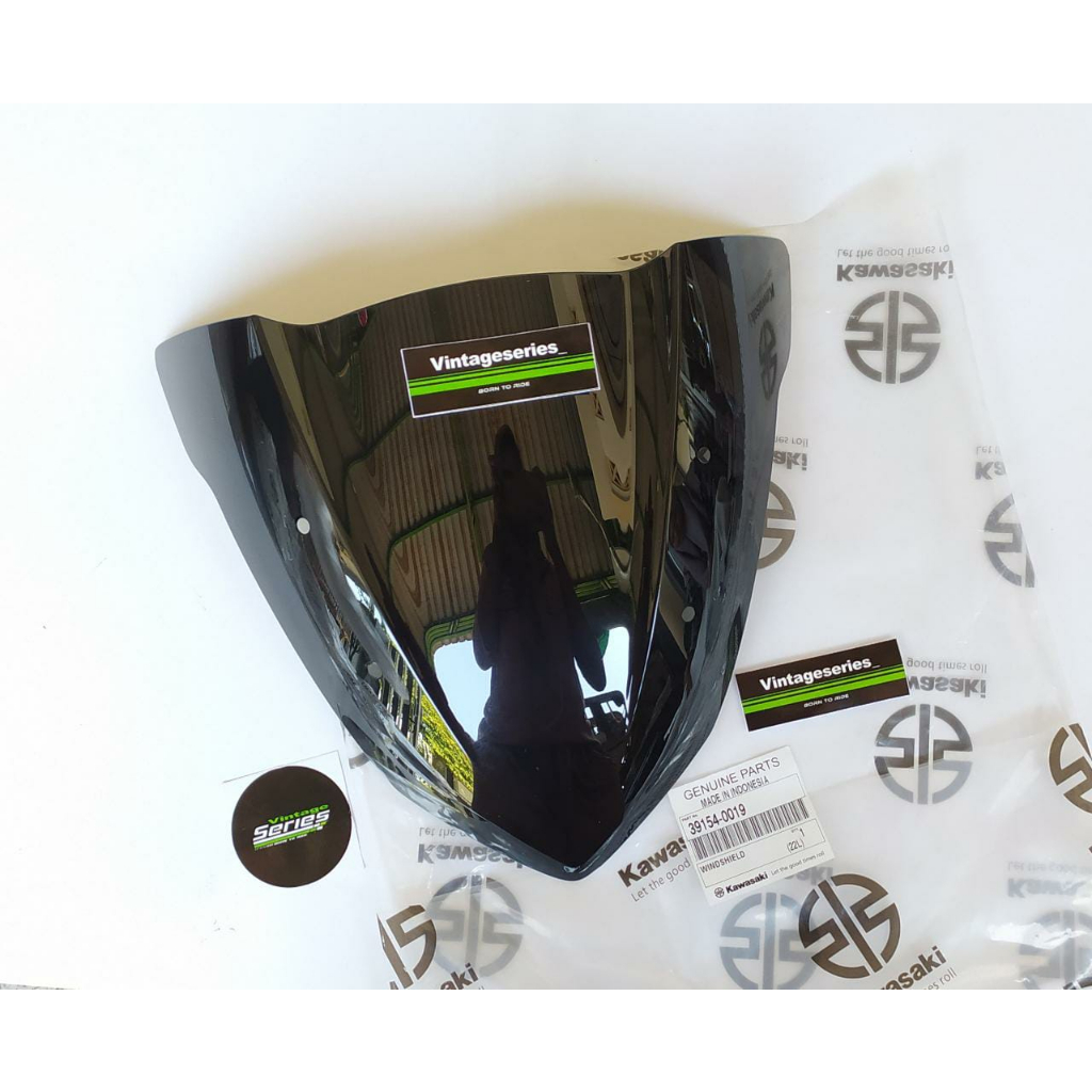 Jual Winshield Ninja 150 R Barong visor ninja R barong KGP 39154-0019 ...