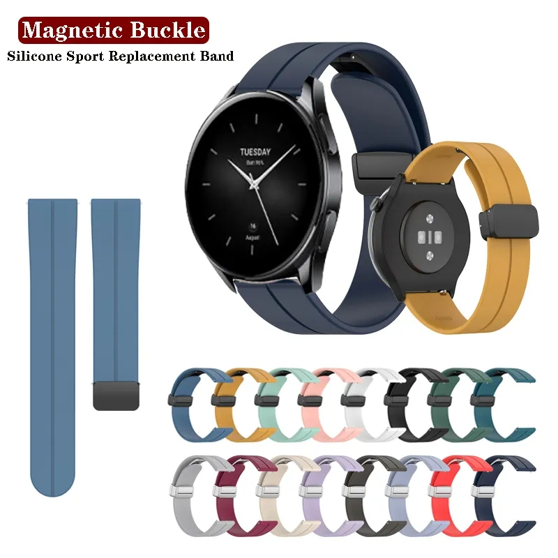 Jual Strap MAGNETIC BUCKLE tali Jam 20mm 22mm Xiaomi Mi watch fitness S1 Active Amazfit Bip Gtr ...