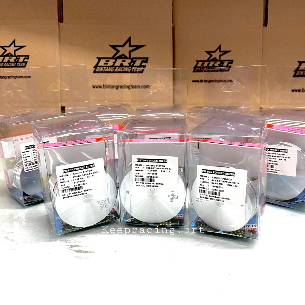 Jual PISTON Forged BRT 58 62 64.50 66 68 70 72 74 76 78 PIN 15 | seher forging racing cebol semi ...