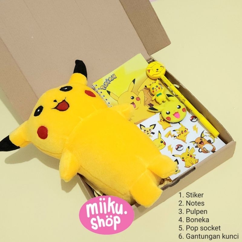 Jual HAMPERS GIFT BOX POKEMON PIKACHU | Shopee Indonesia