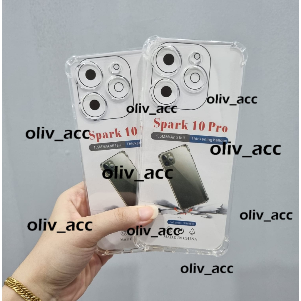 Jual Case Tecno Spark 10 Nfc Spark 10c Spark 10 Pro Crack Pc Air Bag Soft Case Shopee Indonesia