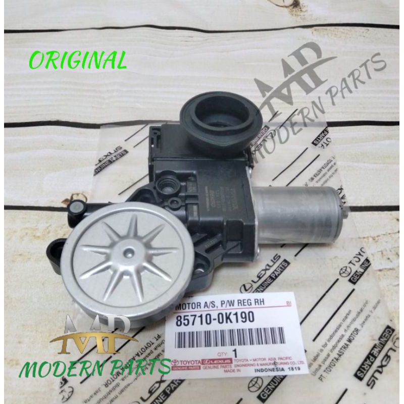 Jual 85710-0K190 MOTOR POWER WINDOW RH / KANAN / SUPIR TOYOTA INNOVA ...