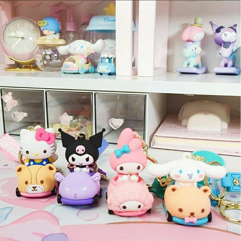 Jual Gantungan Kunci Gantungan Tas Sanrio Racing Hello Kitty My Melody ...