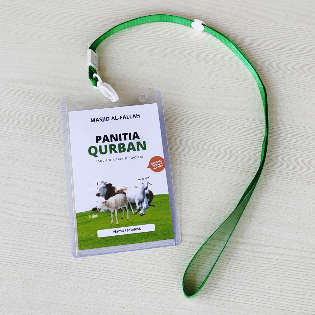 Jual NAME TAG PANITIA QURBAN COSTUME | Shopee Indonesia
