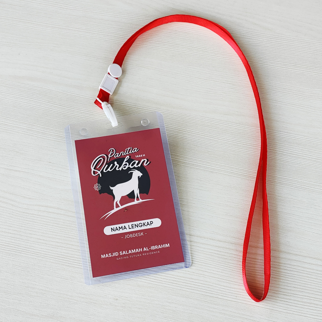 Jual NAME TAG PANITIA QURBAN COSTUME | Shopee Indonesia