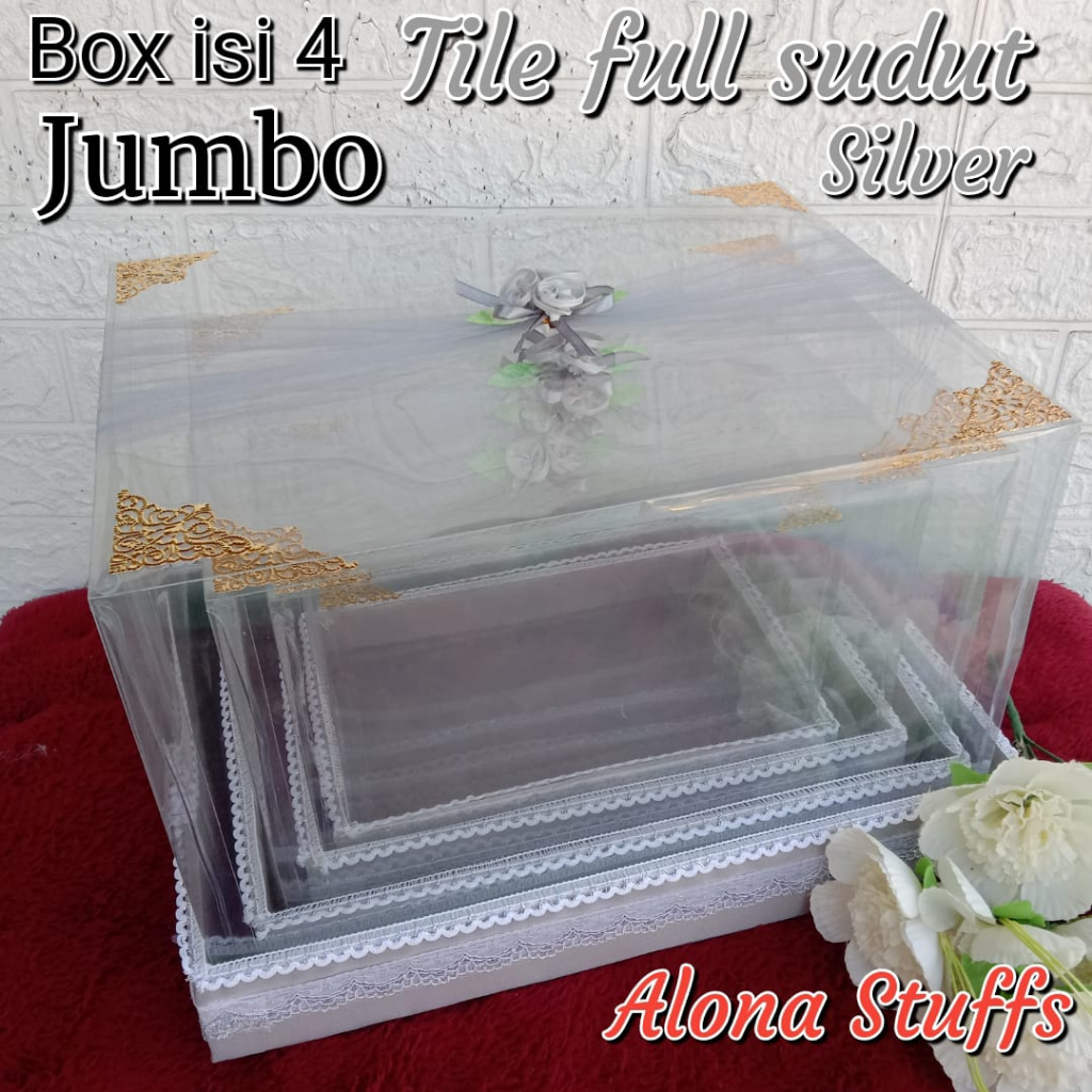 Jual Box Mika Seserahan Satu Set Isi 4 Kotak Hantaran Pernikahan ...