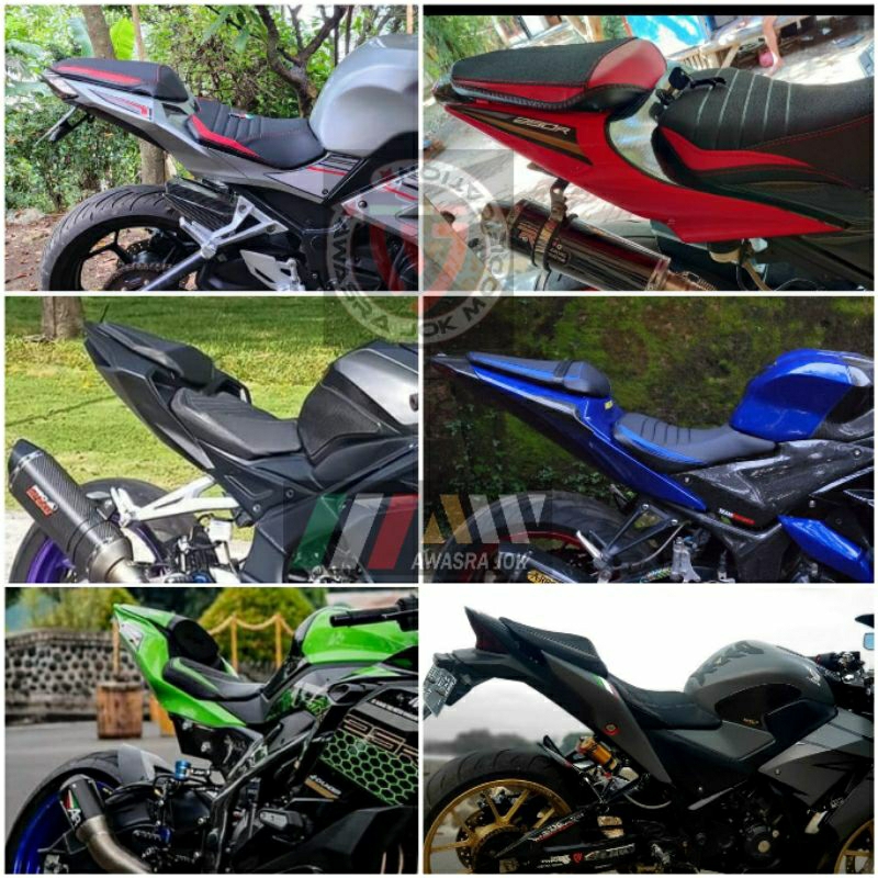 Jual sarung kulit jok variasi R25 MT25 R3/CBR250RR-CBR250R /NINJA250fi ...