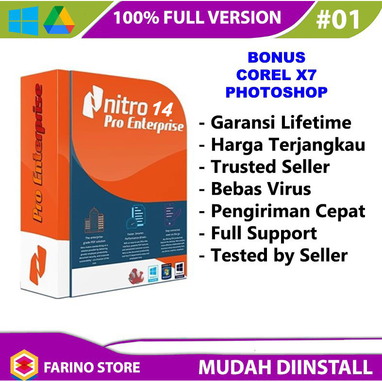 Jual Nitro PDF 14 Pro Enterprise Convert Edit File Full Version Lifetime | Shopee Indonesia