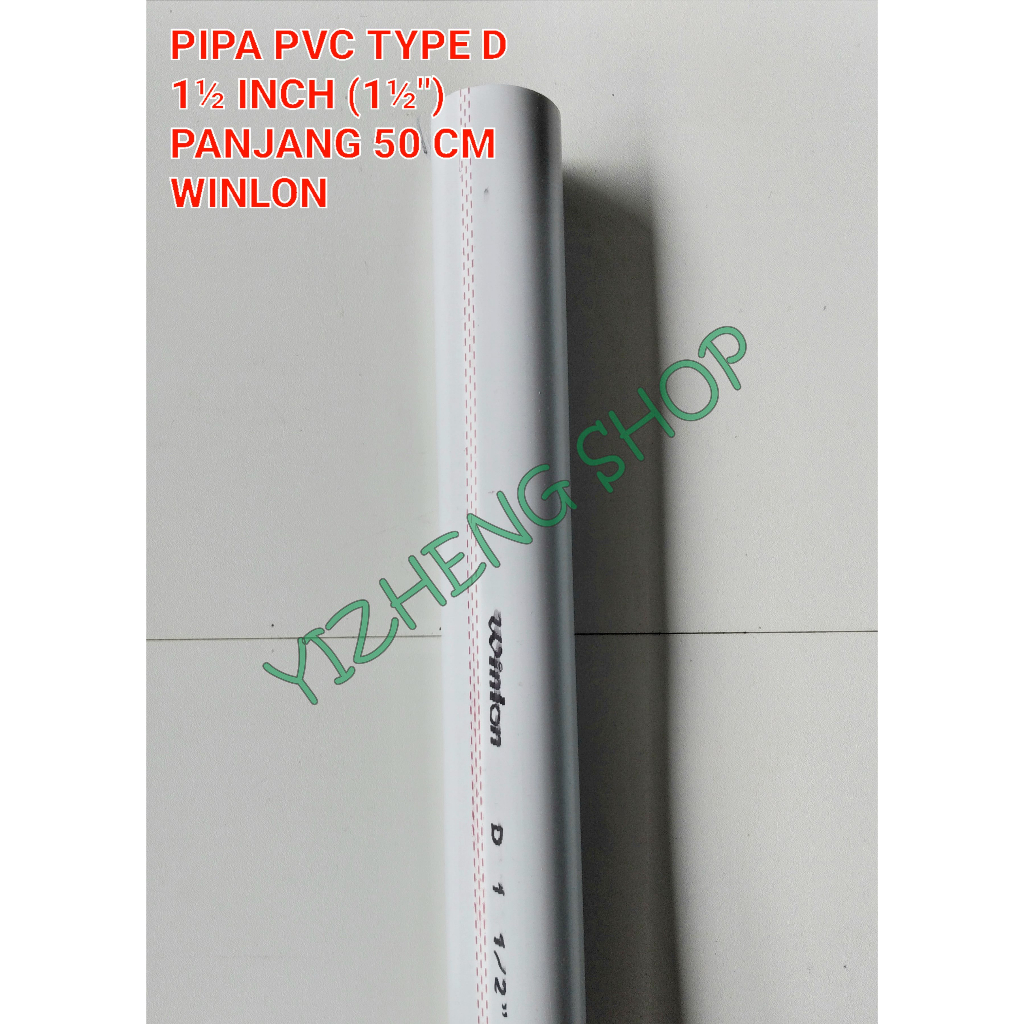 Jual PIPA PVC 1 1.2 INCH PANJANG 50CM PUTIH WINLON | Shopee Indonesia