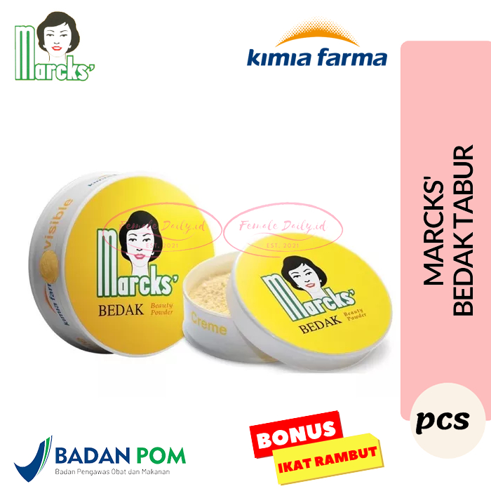Jual BEDAK MARCKS ORIGINAL - BEDAK TABUR MARCKS - MARCKS Bedak Beauty ...