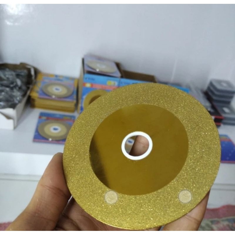 Jual Mata Gerinda Diamond alat potong Kaca Poles Kaca Granit Keramik 4 Inch | Shopee Indonesia