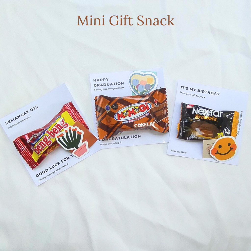 Jual Part 2 | Mini Gift Snack - Gift Snack Free Stiker - Snack Hadiah ...