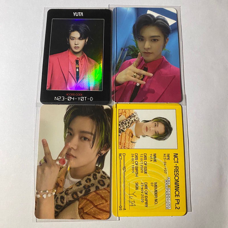 Jual photocard yuta access card arrival ver departure ver id card wts ...