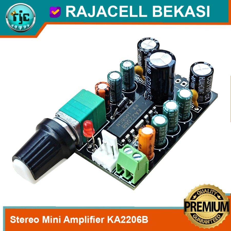 Jual Amplifier Samsung KA2206B Stereo Hi-Fi Audio Ampli Mini 12V ...