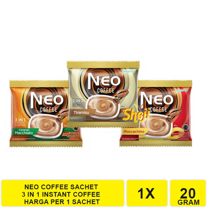 Jual NEO COFFEE SACHET 20 GRAM (SM) | Shopee Indonesia