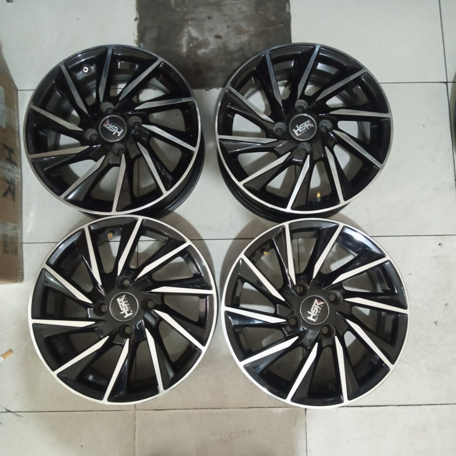 Jual Velg Mobil Second Bekas ring 14 Lebar 6 Baut Pcd 4x100 4x114 Pnp ...