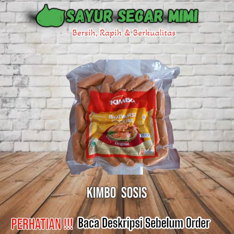 Jual Kimbo Bratwurst Cocktail Original 450g - Sayur Segar Mimi ...