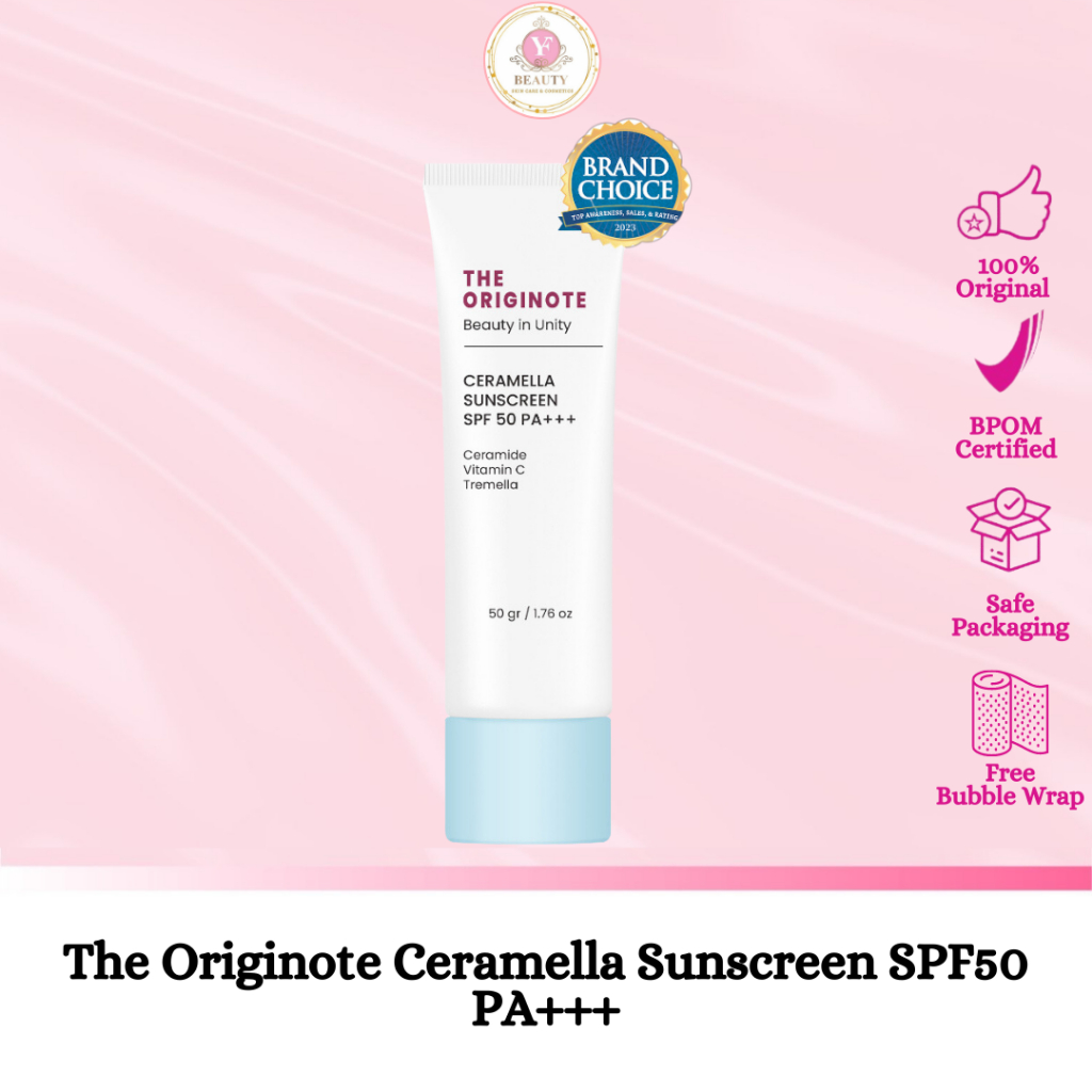 Jual YF BEAUTY The Originote Ceramella Sunscreen SPF50 PA+++ Serum ...