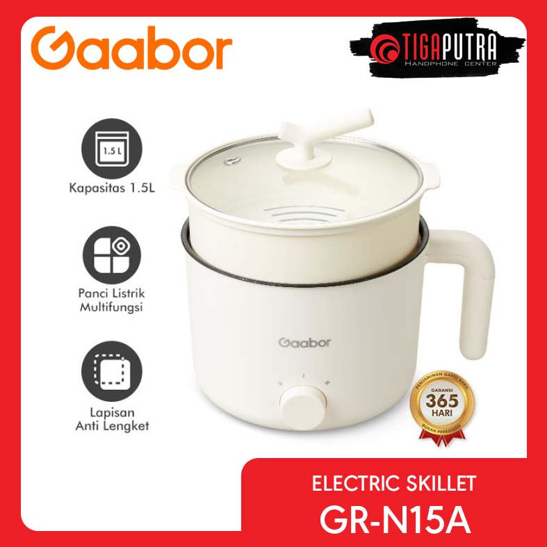 Jual GAABOR ELECTRIC SKILLET GR-N15A (Panci Listrik 1,5L Multifungsi ...