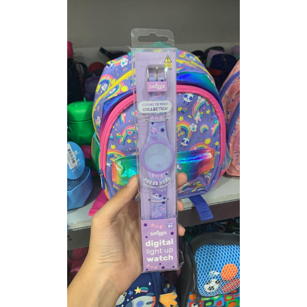 Jual SMIGGLE BESTIES LIGHT UP DIGITAL WATCH PURPLE - JAM TANGAN SMIGGLE ...