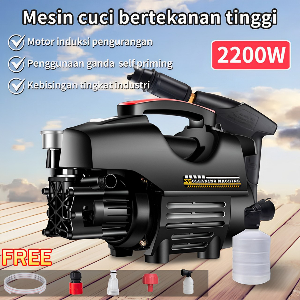 Jual mesin cuci mobil tekanan tinggi 220V / pressure washer/jet cleaner ...