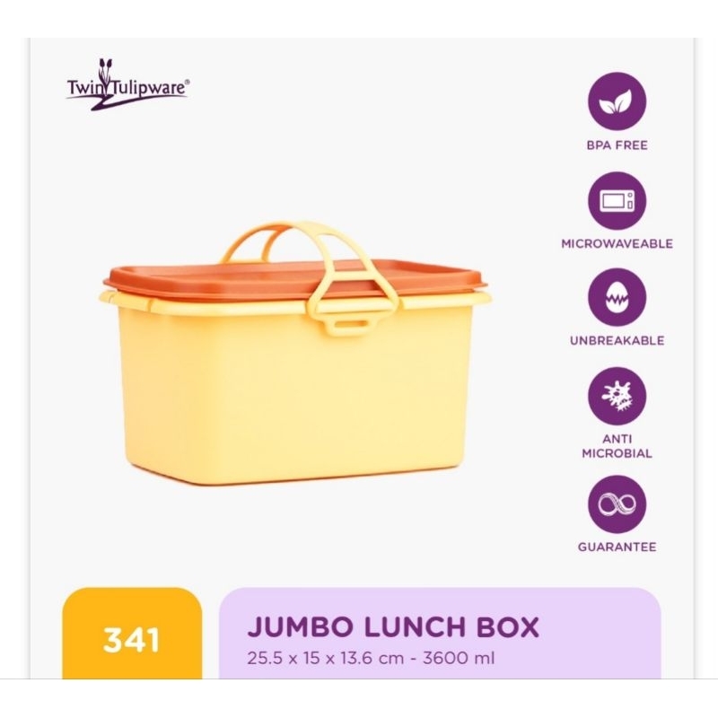 Jual Jumbo Lunch Box 3600 ml | Shopee Indonesia