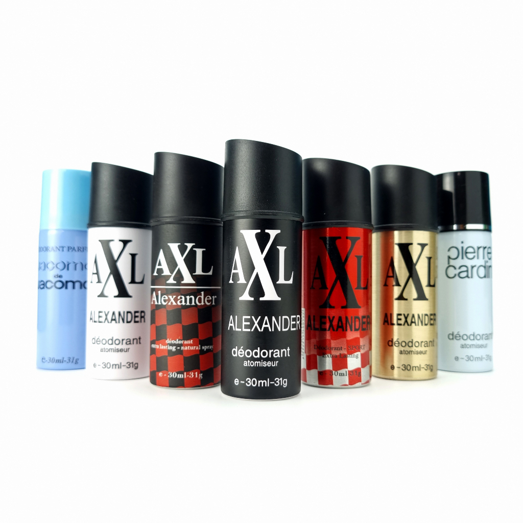 Jual Deodorant Body Spray AXL Alexander Pierre Cardin 30ml Travel Size ...